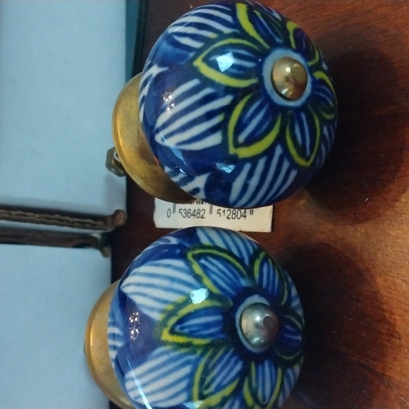 Other | Two Ceramic Door Knobs Made In India | Poshmark